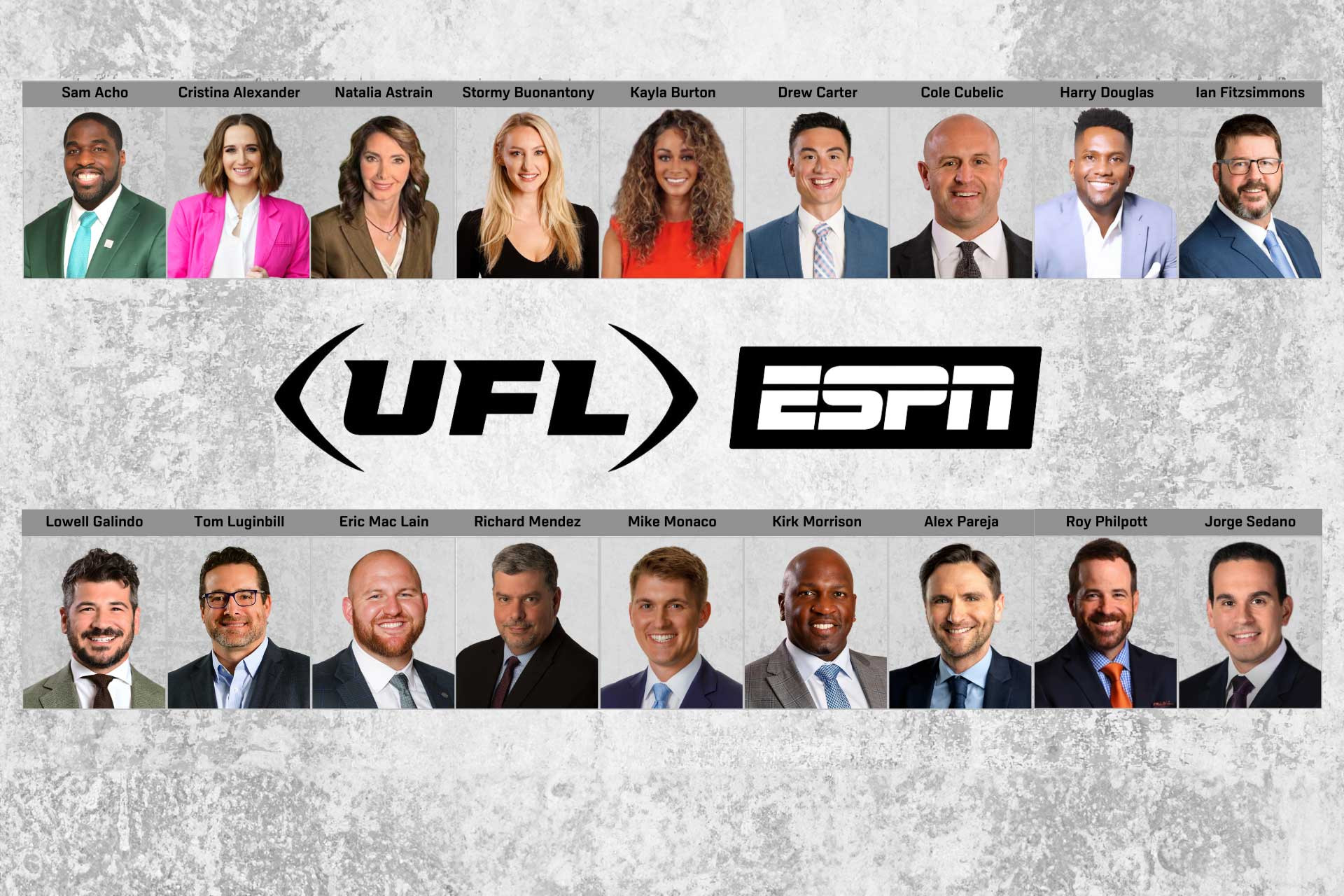 ESPN’s 2024 UFL Kickoff Season Commentators Revealed