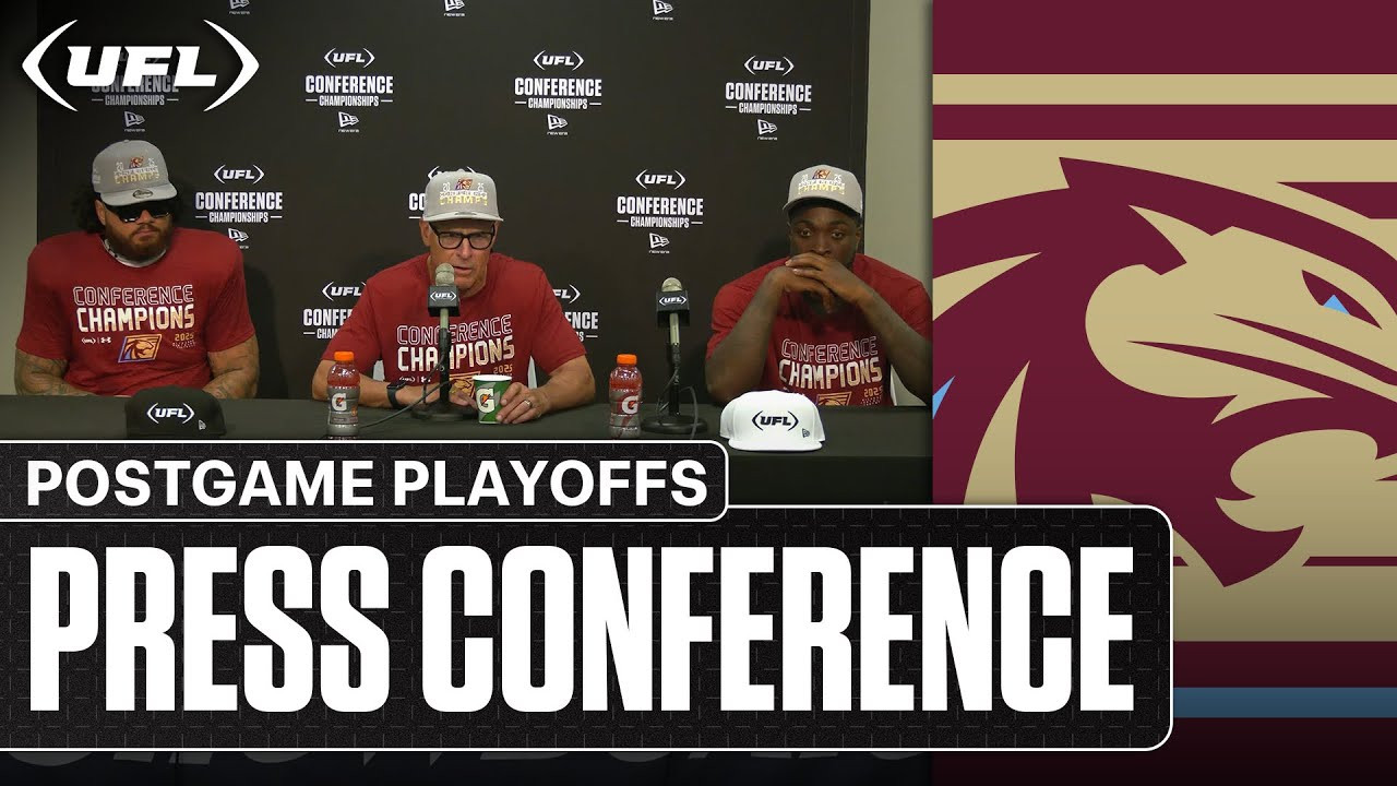 Michigan Panthers Playoff Postgame Press Conference | United Football ...
