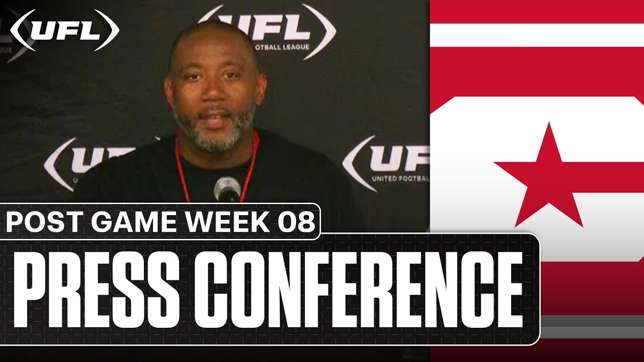 DC Defenders Week 8 Postgame Press Conference | United Football League