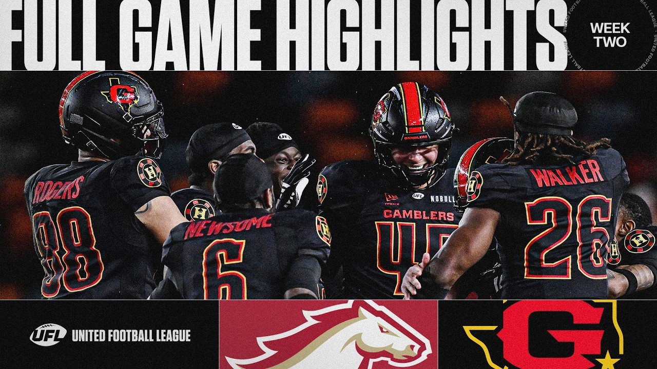 Birmingham Stallions vs Houston Gamblers Highlights | United Football ...