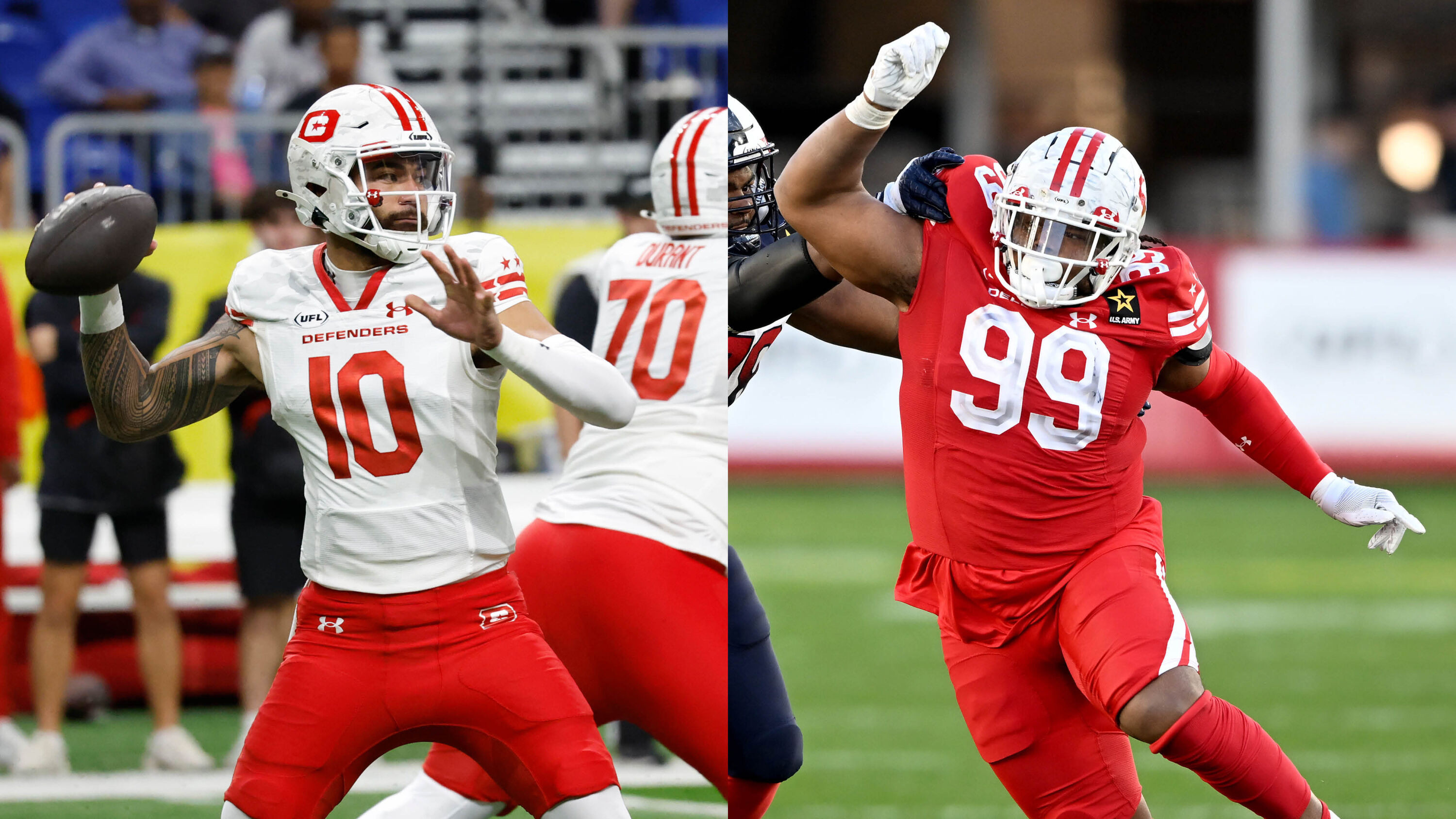 Ta'amu, Wallace Named UFL Players of the Week