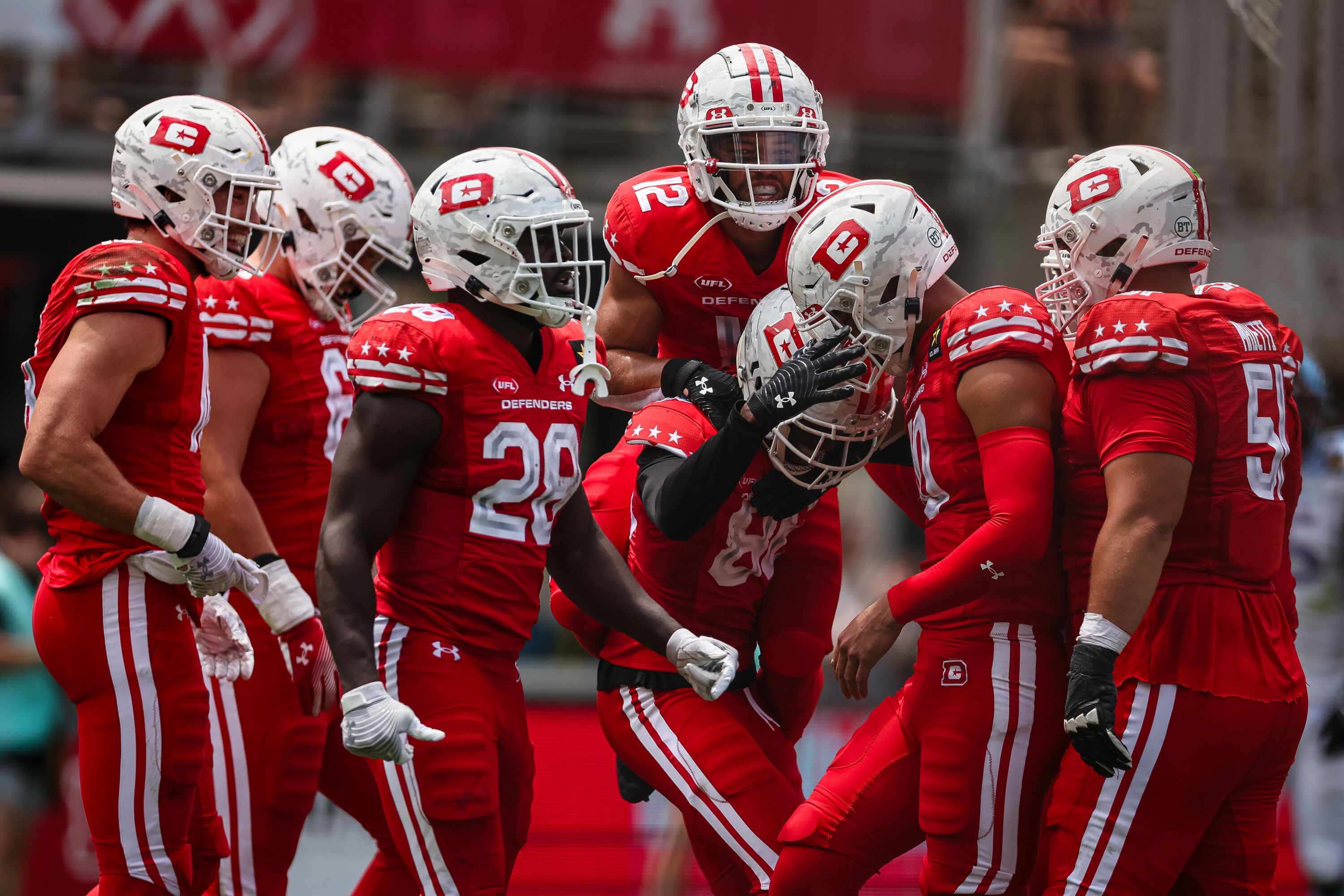DC Defenders Return to Spring Football in 'Red Zone' Home Opener on ...