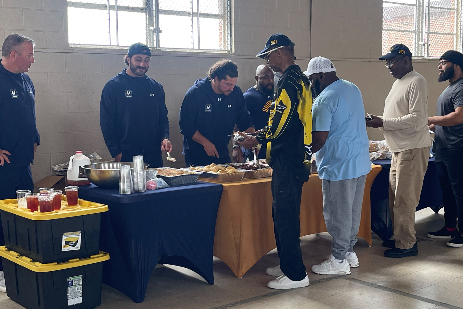 Showboats Give Back at Alpha Omega Veterans Services