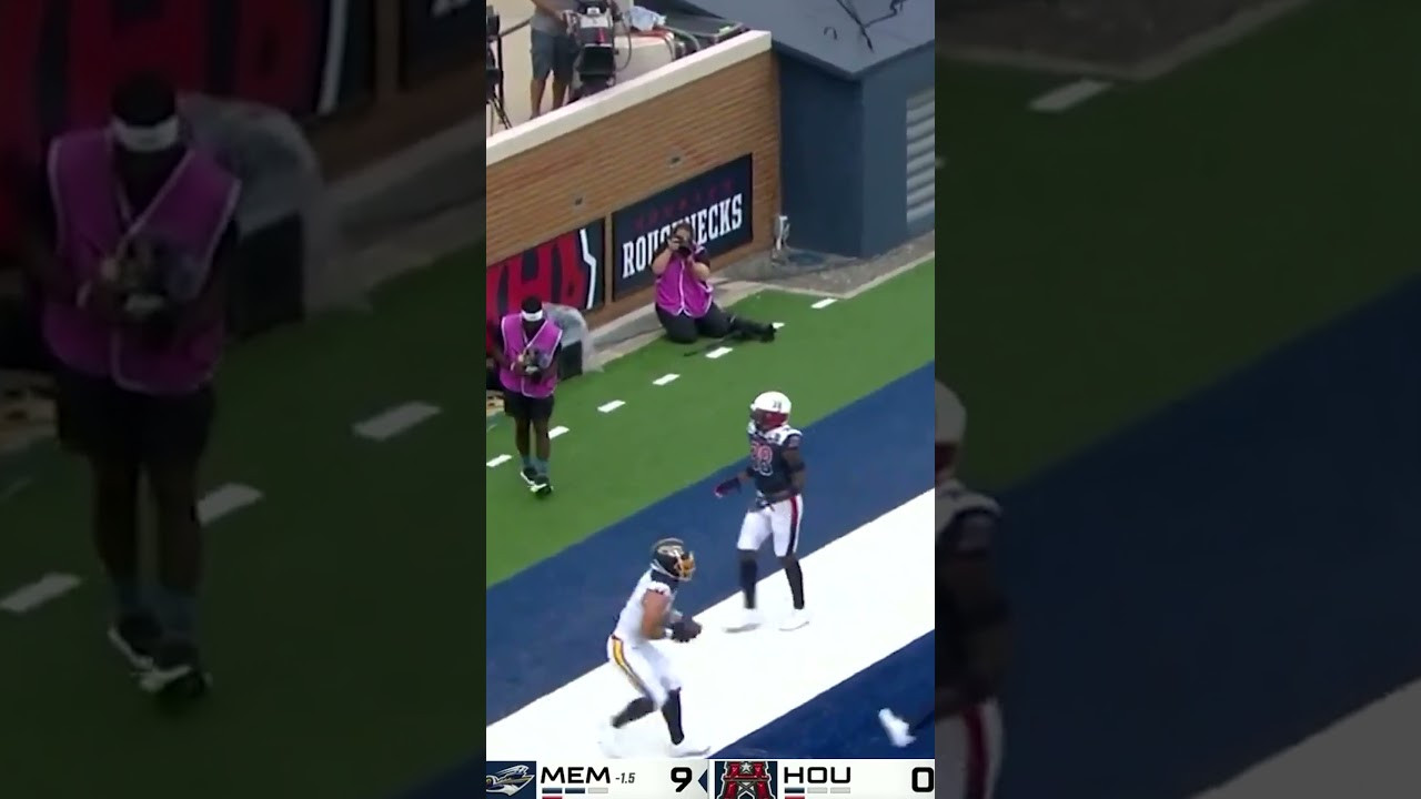 Vinny Papale with an OUTRAGEOUS TD reception 🤯🤯🤯 #memphisshowboats #ufl ...
