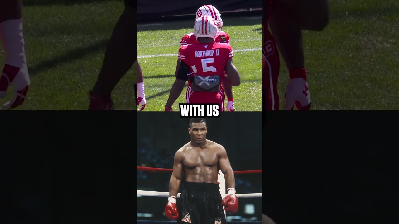 Reggie Northrup and his Mike Tyson Impression! 🥊 #ufl #football #miketyson